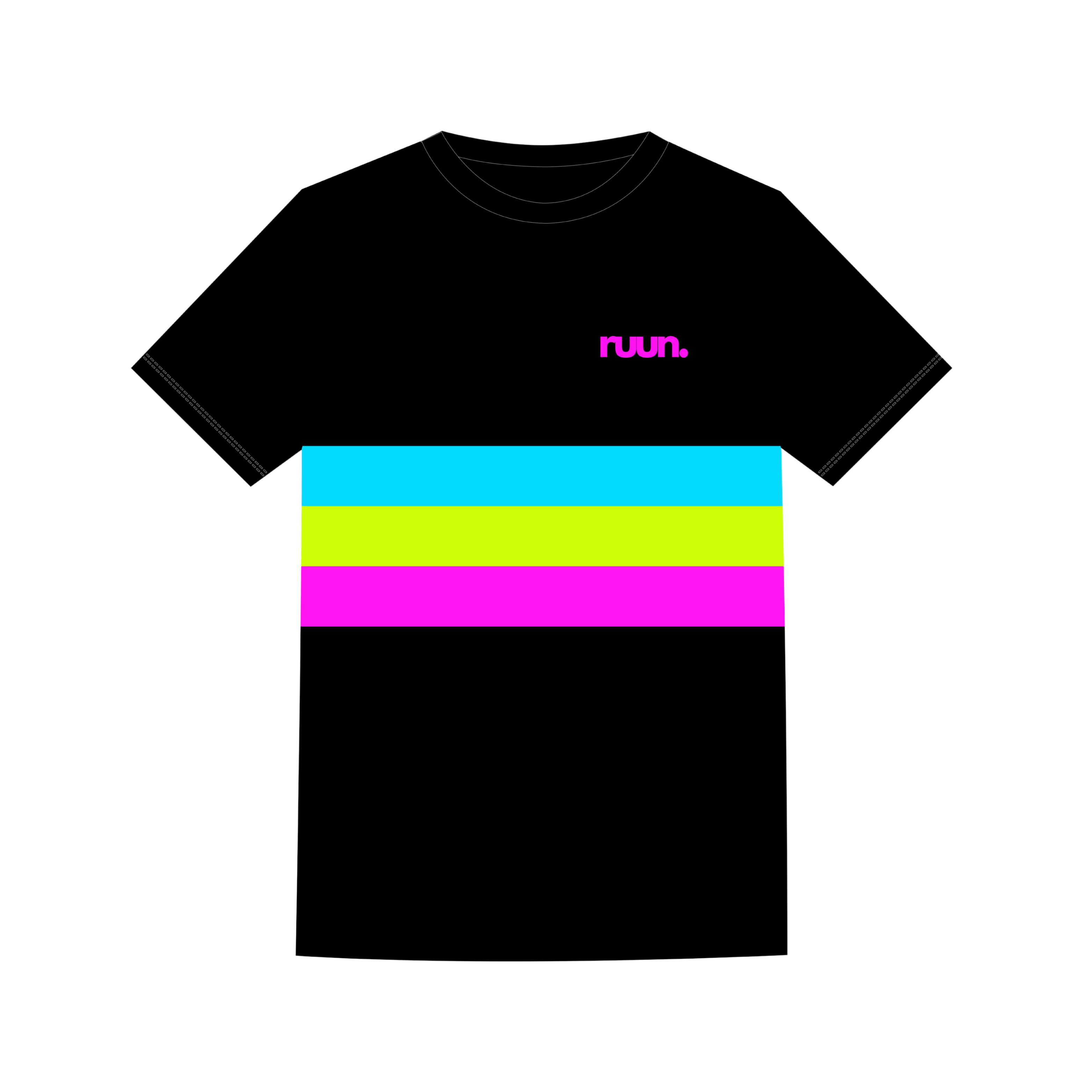 2026 Ambassador Shirt - Black/Neon – Ruun Athletic Apparel